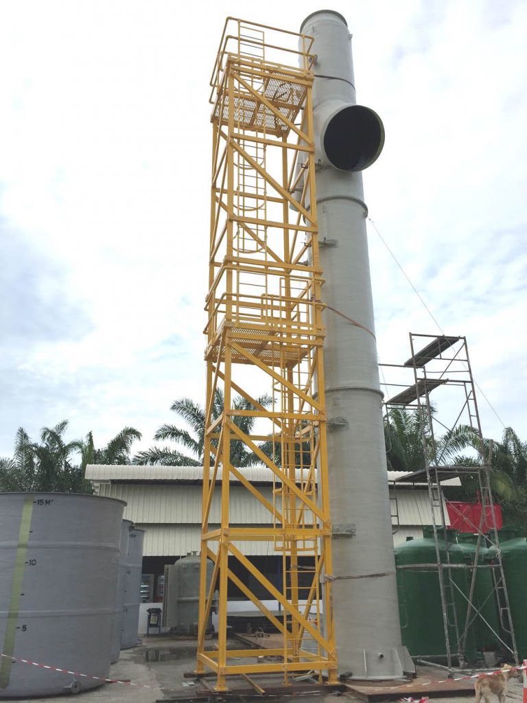 FRP Chimney Stack - CRADOTEX TECHNOLOGY SDN. BHD.